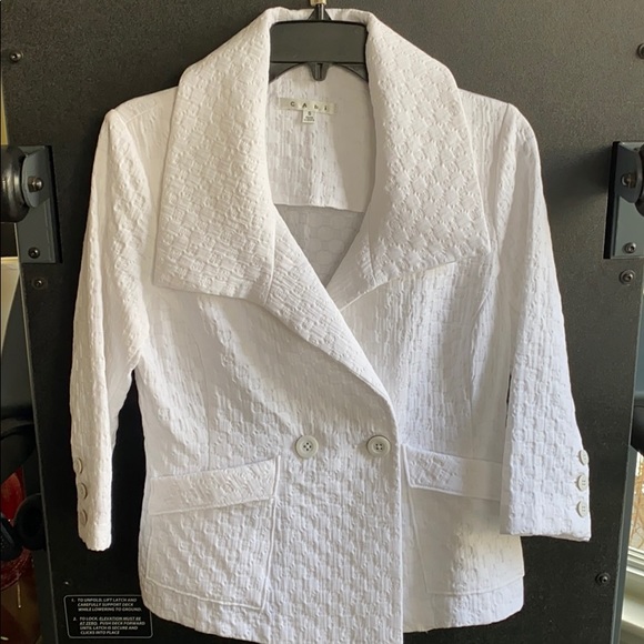 CAbi | Jackets & Coats | Cabi White Blazer 22 | Poshmark
